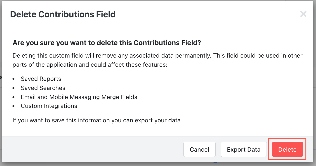 Overview: Custom Fields