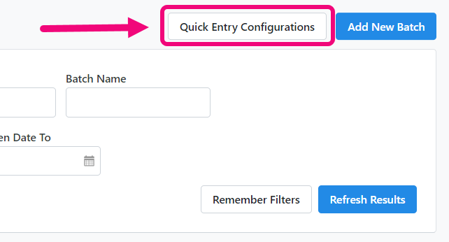 How to: Configure Financial Batch Gift Entry
