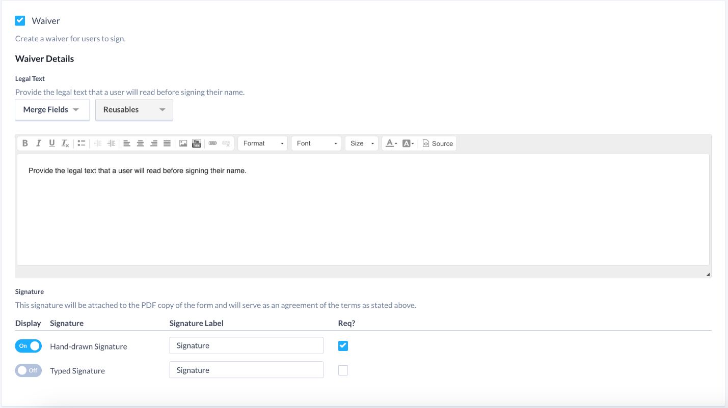 How do I create an Event Signup Form?