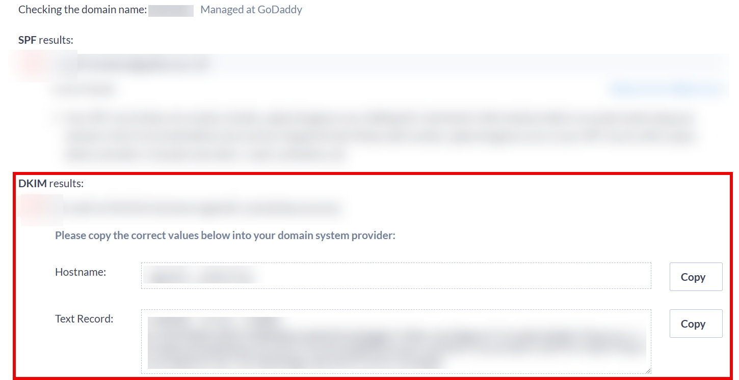 How do I configure my DKIM or SPF for E-mail Deliverability?