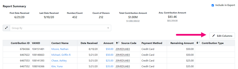 How to: Use the Contribution Report