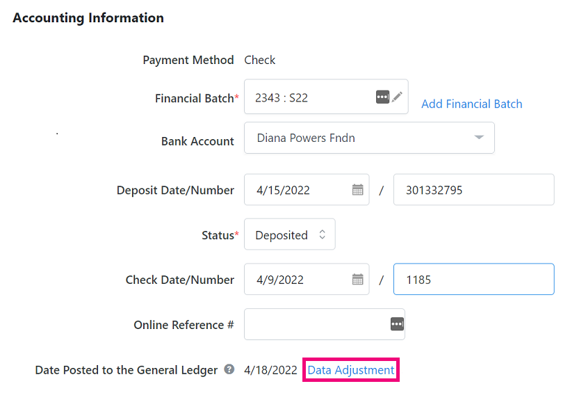 How to: Adjust or delete contributions in EveryAction