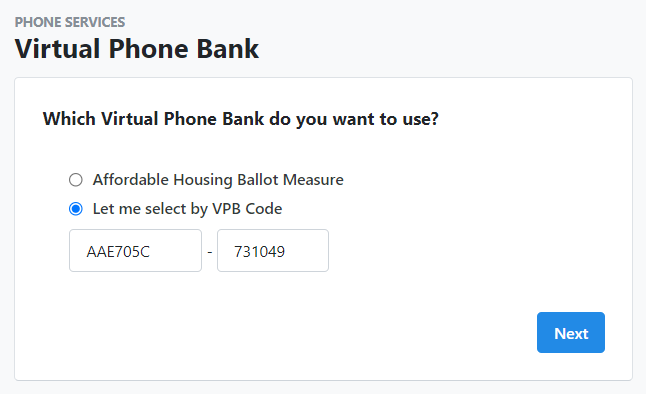 How to: Make calls with Virtual Phone Bank