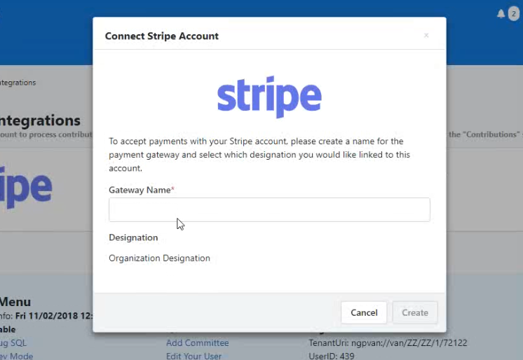 How do I set up Stripe Connect in EveryAction?