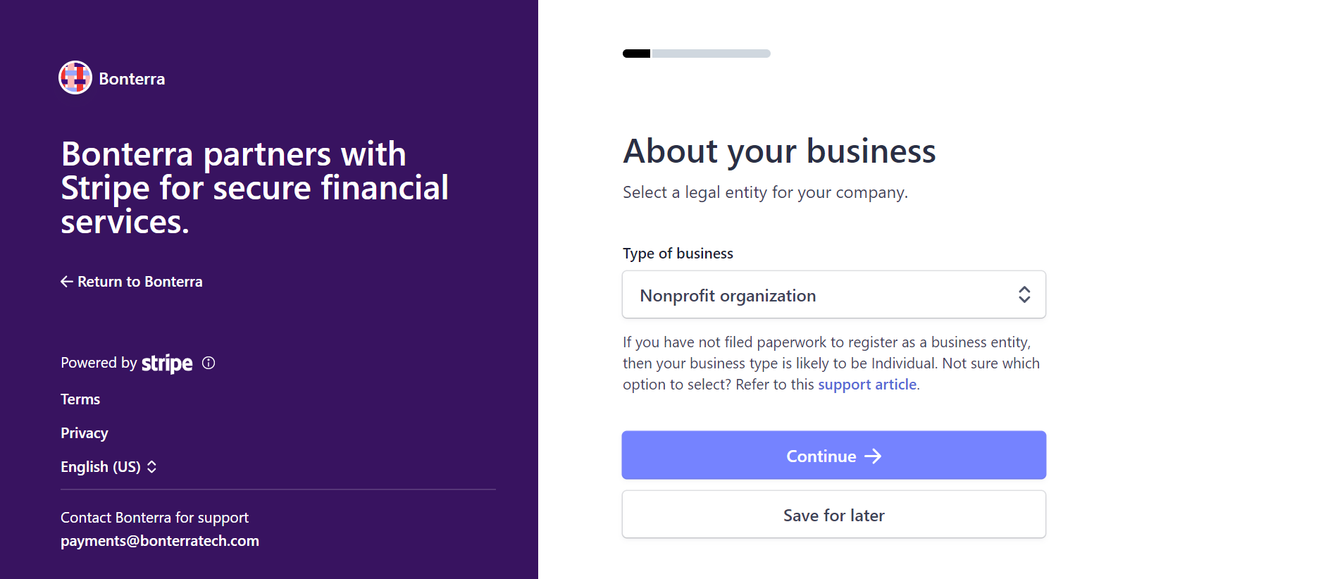 How do I update my EveryAction account to use Bonterra Payments?
