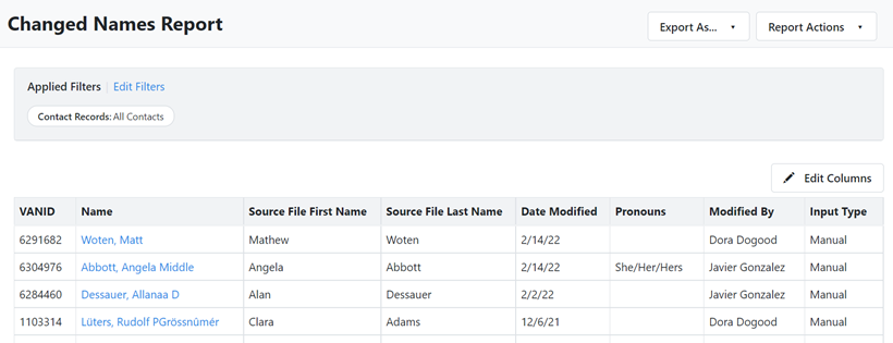 How to: Edit voter names and pronouns