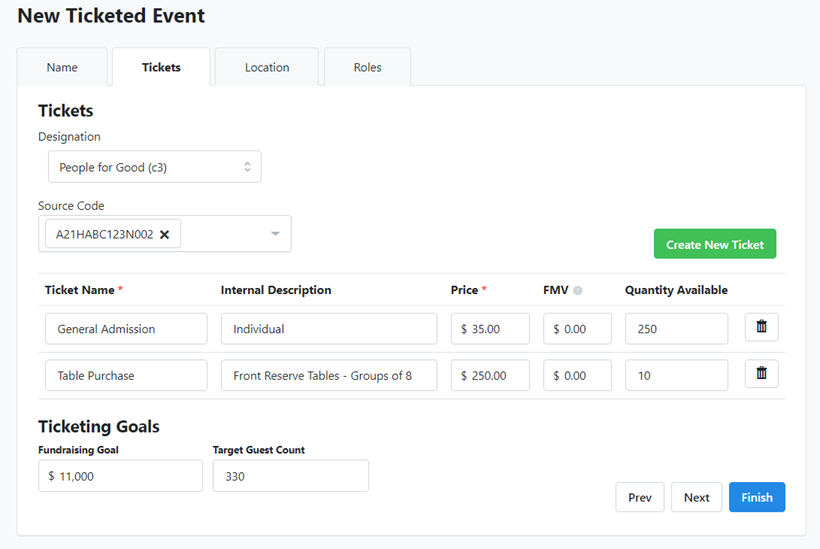 How to: Create and Manage Ticketed Events