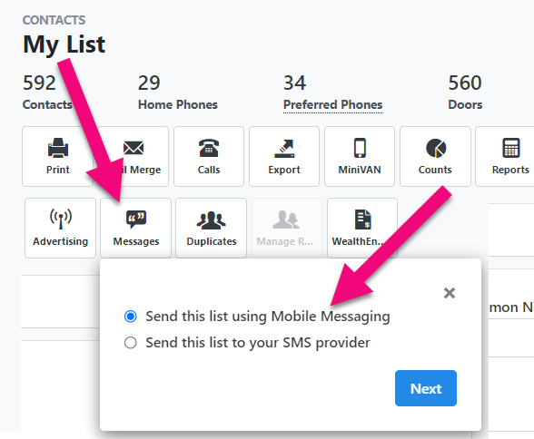 How to: Use Mobile Messaging