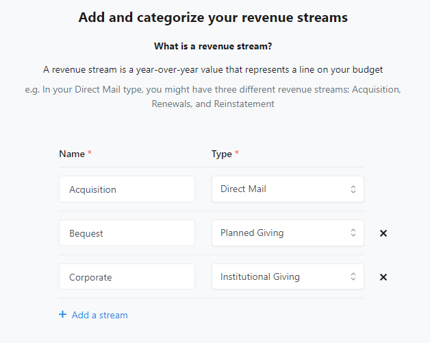 How to: Set up and use Revenue Streams
