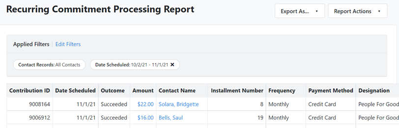 How to: Set up Triggered Emails for Recurring Commitment Failure