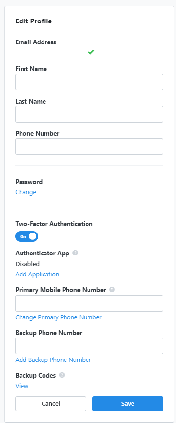 Managing and Editing User Accounts