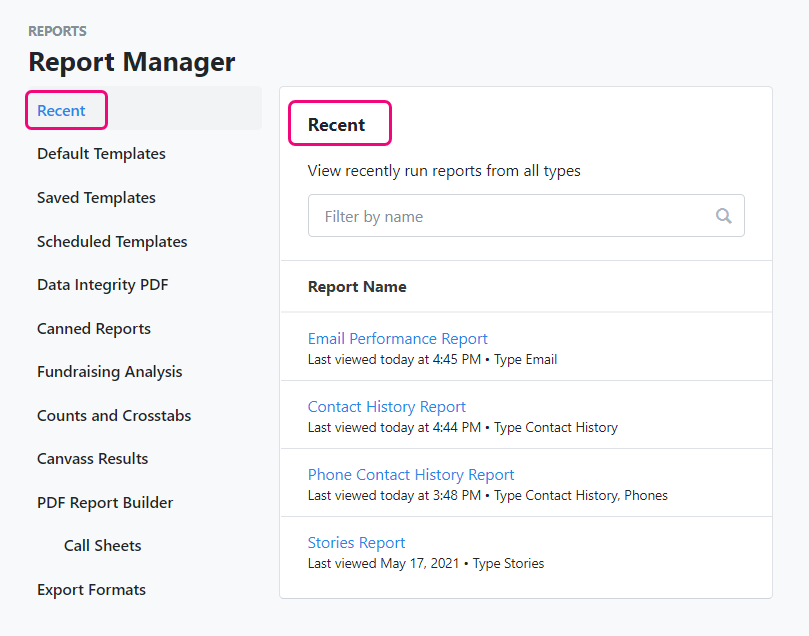 How do I create and run reports in Report Manager?
