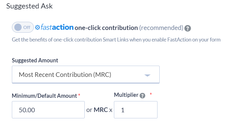 Best Practices: Creating dynamic contribution ask amounts