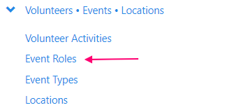 How to: Add Event Types, Event Roles, and Locations