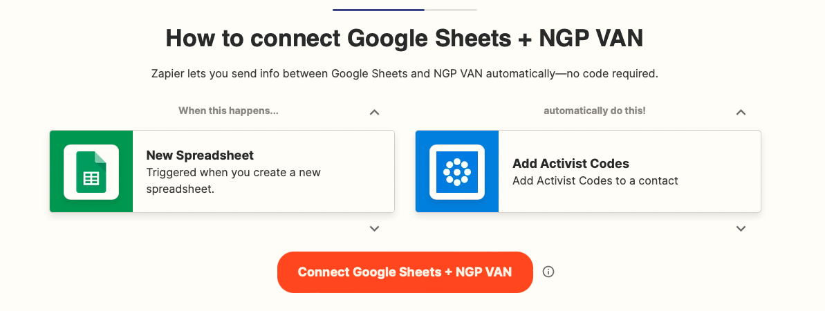 How to: Set up and use Zapier with EveryAction and NGP VAN