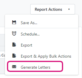 How to: Generate letters using Mail Merge
