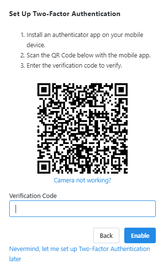 Enabling 2FA for Your ActionID