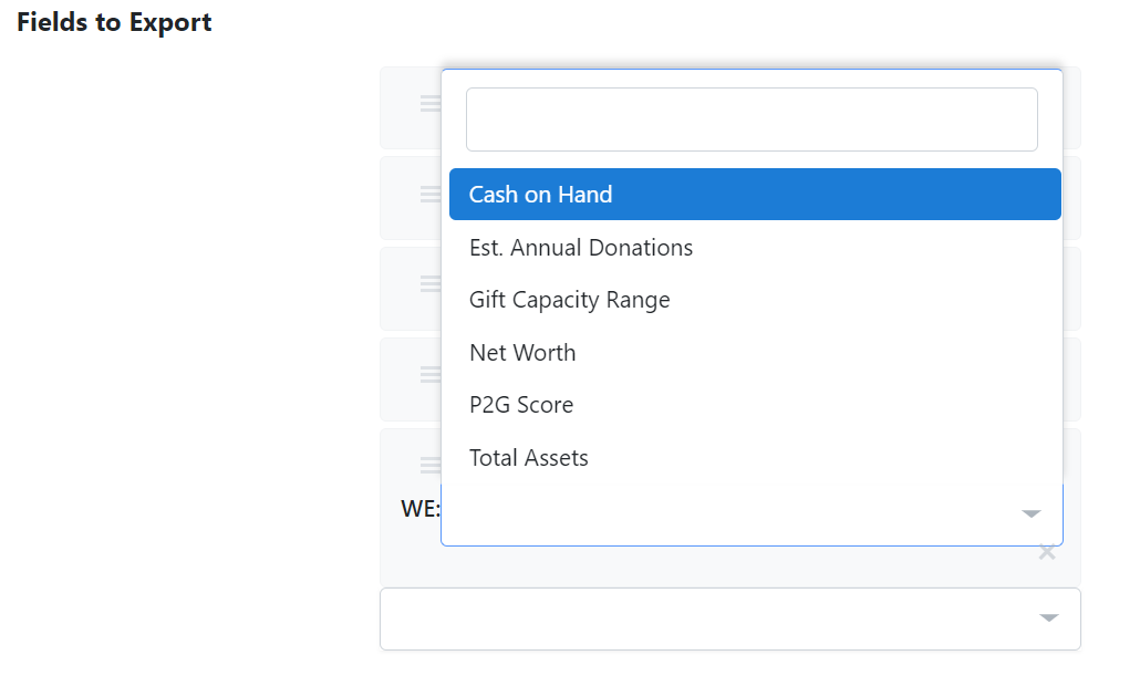 How to: Use the WealthEngine Integration