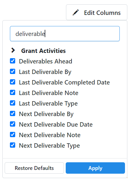 How to: Manage grants and grant plans