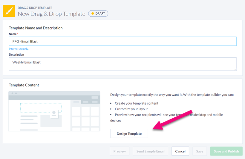 How to: Create and use email templates with Drag & Drop