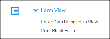 How to: Use Form View to enter data