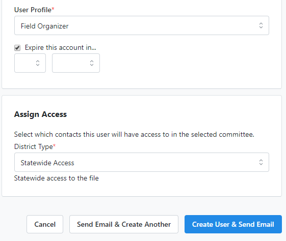 Creating User Accounts