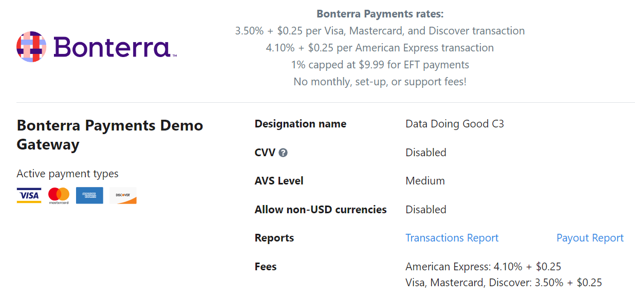 Understanding Bonterra Payments Reporting