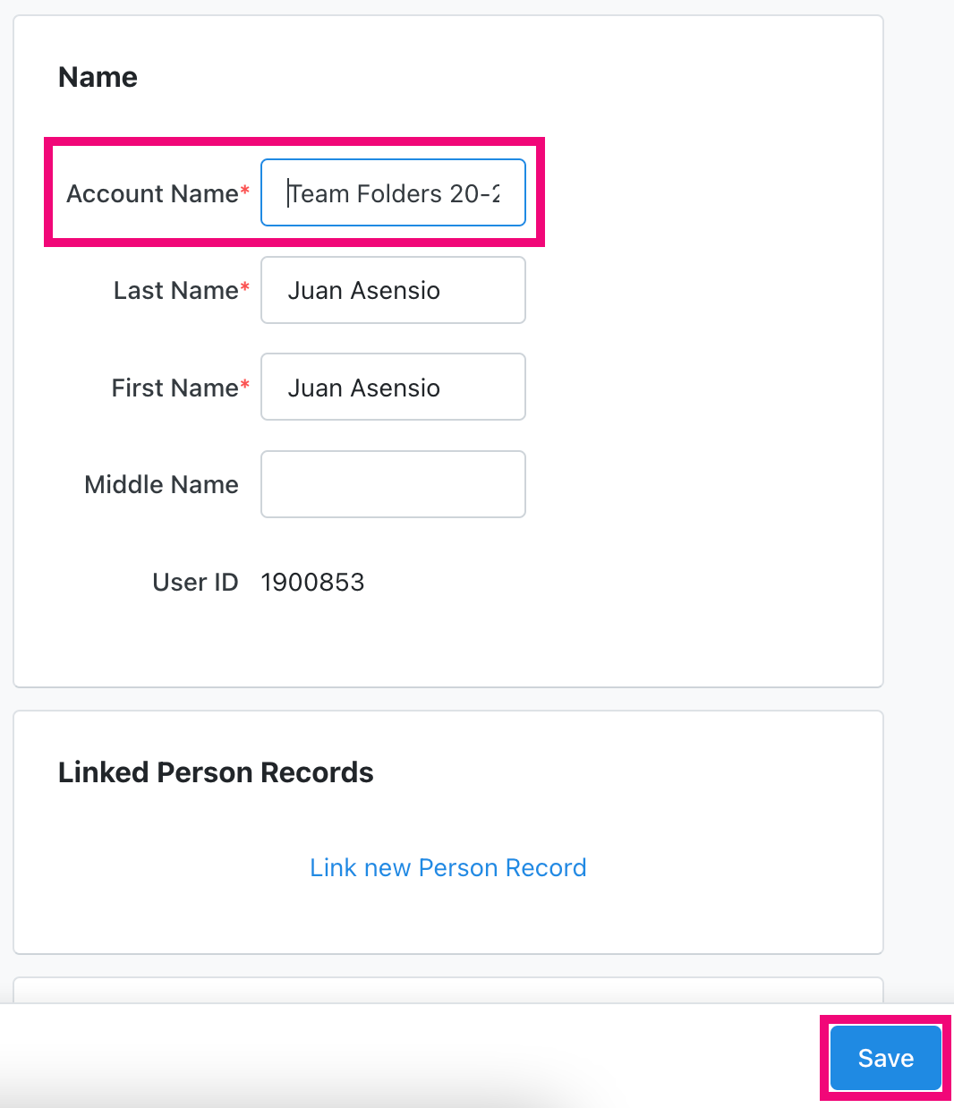 Administer: Deactivated user accounts