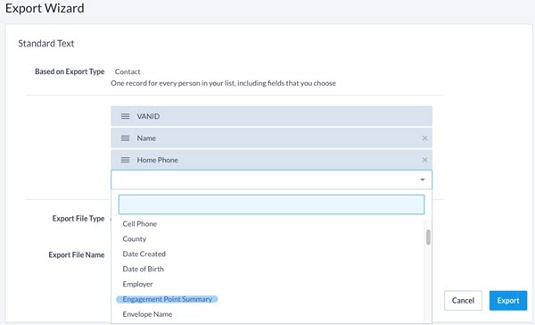 How do I understand Engagement Points & Types?