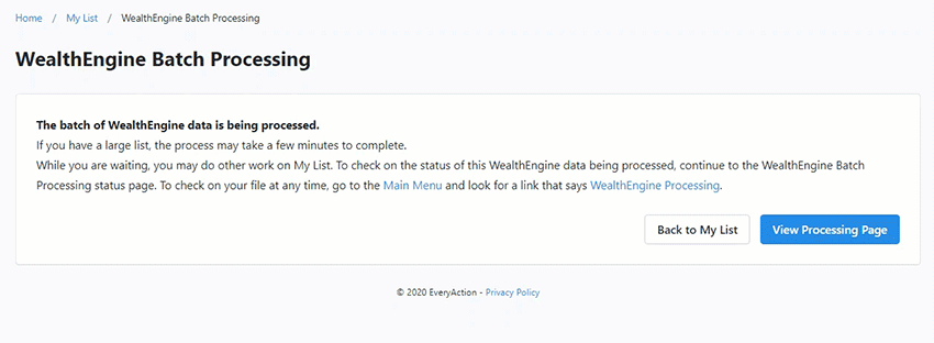 How to: Use the WealthEngine Integration