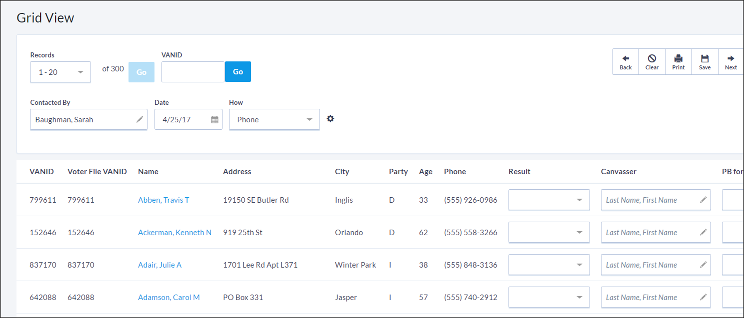 How to: Use Grid View to enter data