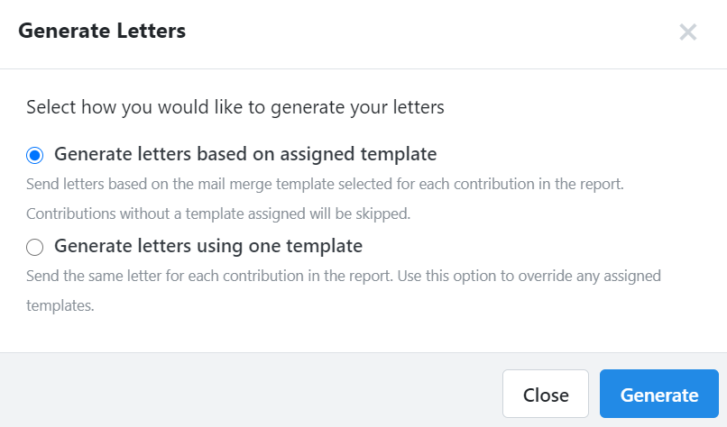 How to: Generate letters using Mail Merge