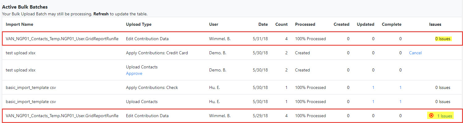 How to: Bulk edit contributions