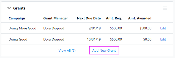 How to: Manage grants and grant plans