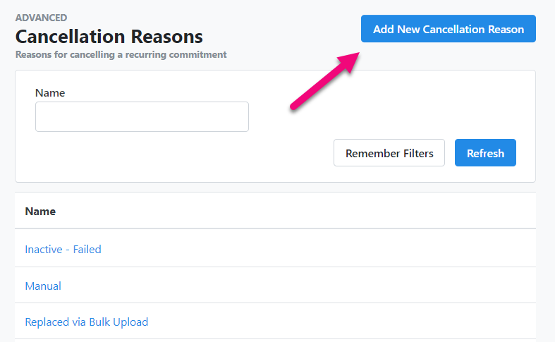 How to: Change or end a recurring commitment